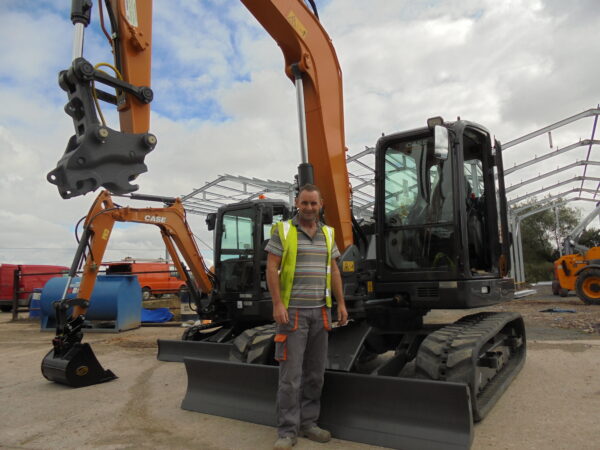 A C Jackson Adds 2 New Case Excavators. - Robert Coates Plant Sales